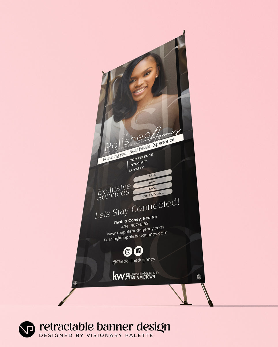 Retractable Banner Design – Visionary Palette