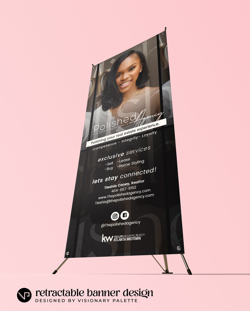 Retractable Banner Design – Visionary Palette